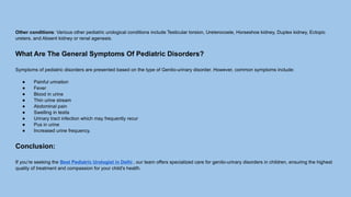 Best Pediatric Urologist in Delhi for Genito-Urinary Care.pptx