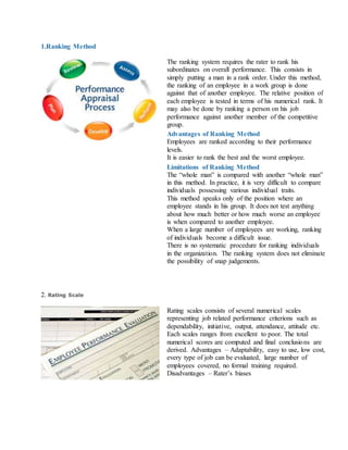 Best performance appraisal | DOCX