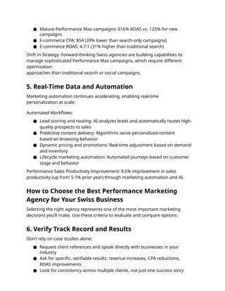 Best Performance Marketing Services in Switzerland | PPTX