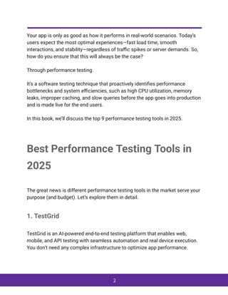 Top Performance Testing Tools of 2025: Ensure Speed, Stability, and ...