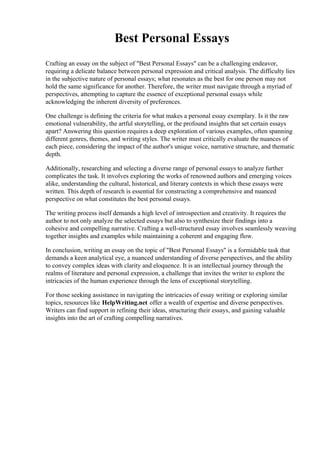 Best Personal Essays.pdf