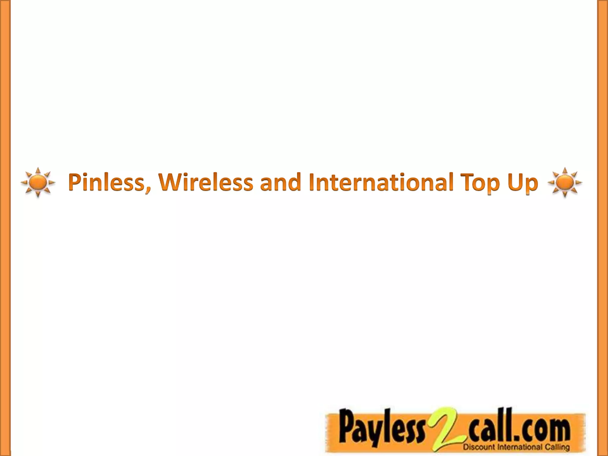 best pinless calling card | PPTX