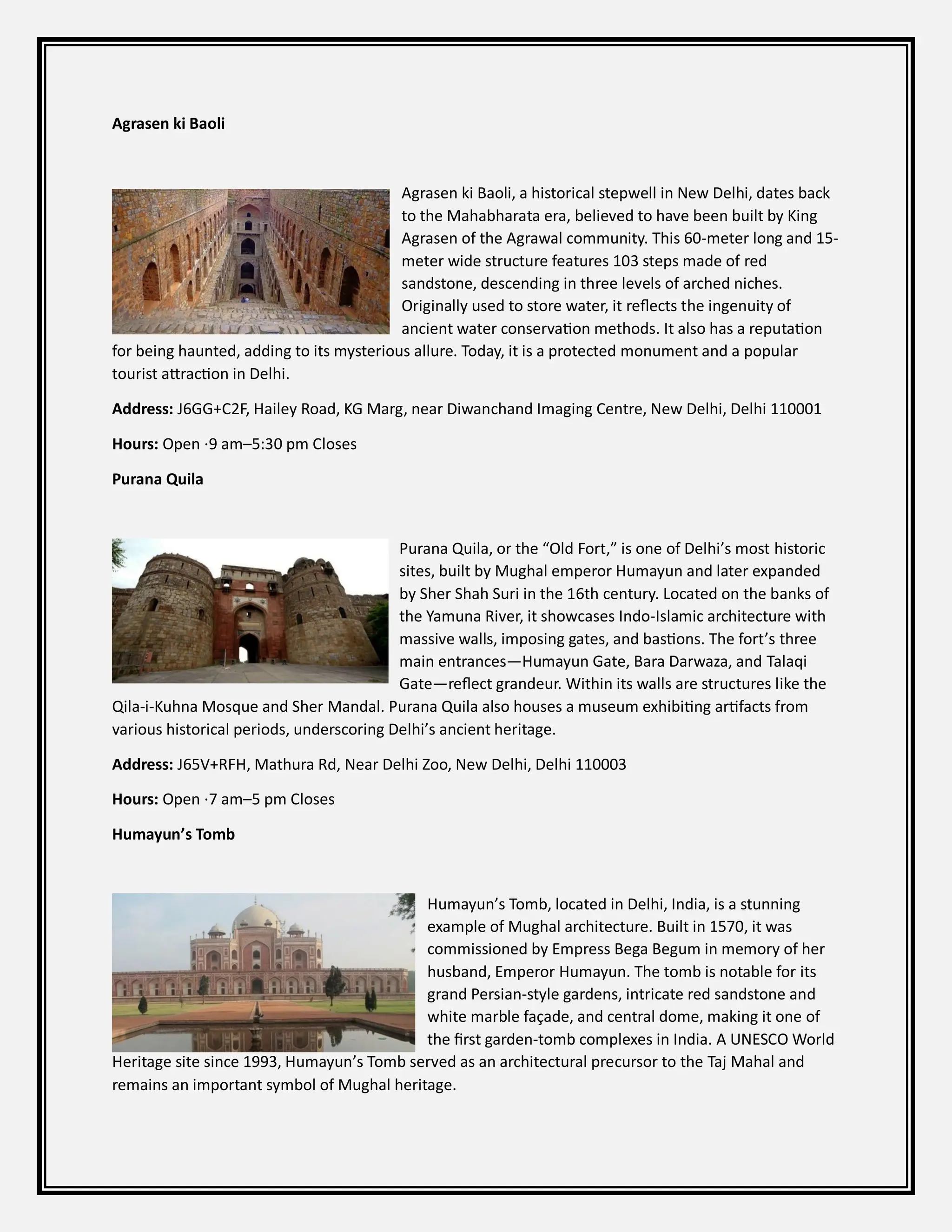 Best Places to Visit in Delhi with sehgal travel.pdf