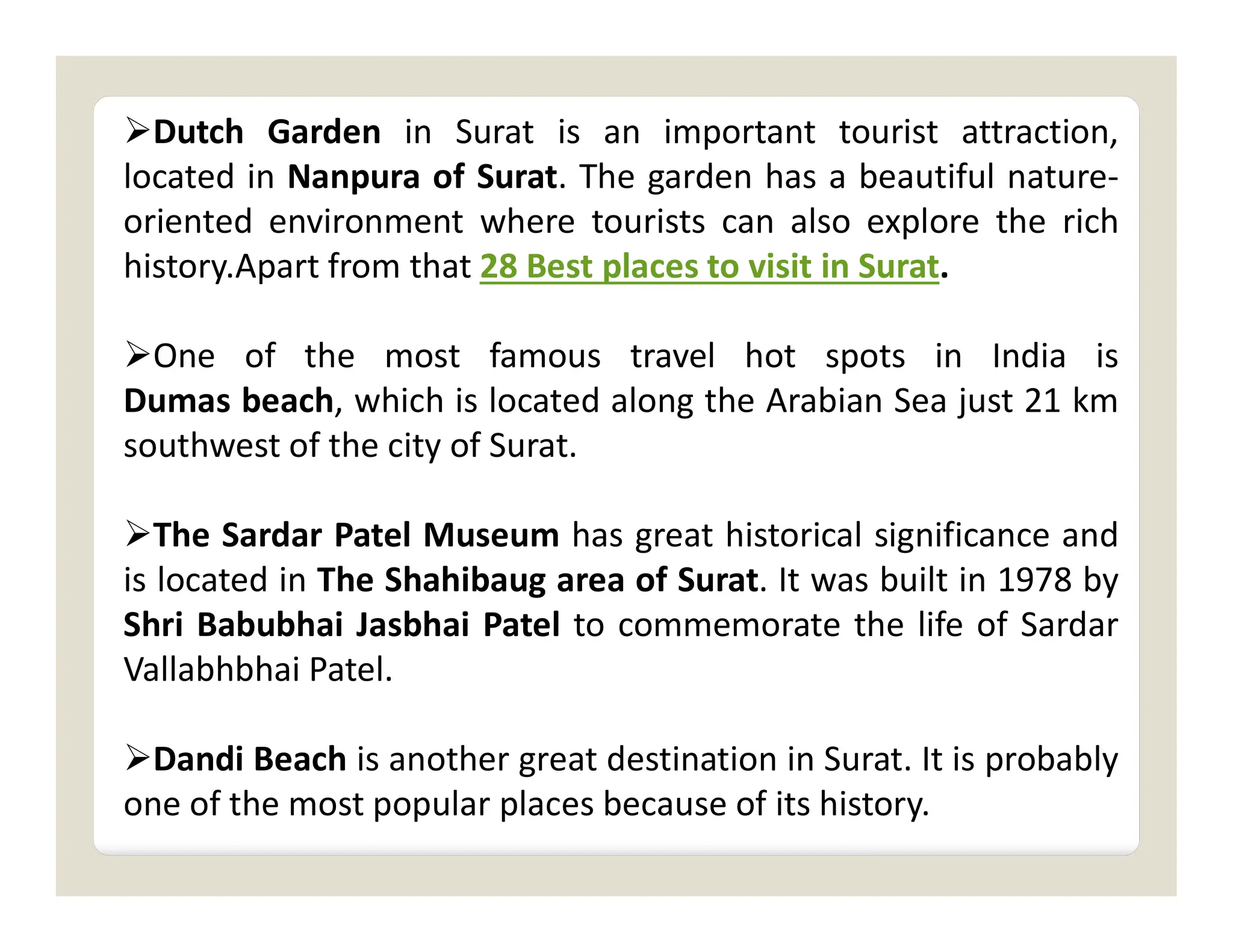 Best places to visit in Surat | Top Travel Post.pdf