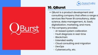 Best Power BI Consulting Providers - By DataToBiz | PDF