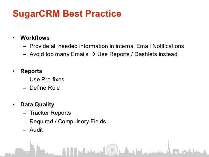 Getting Started With Sugarcrm Best Practices