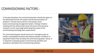 BEST PRACTICE COMMISSIONING FACTORS | PPT