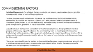 BEST PRACTICE COMMISSIONING FACTORS | PPT