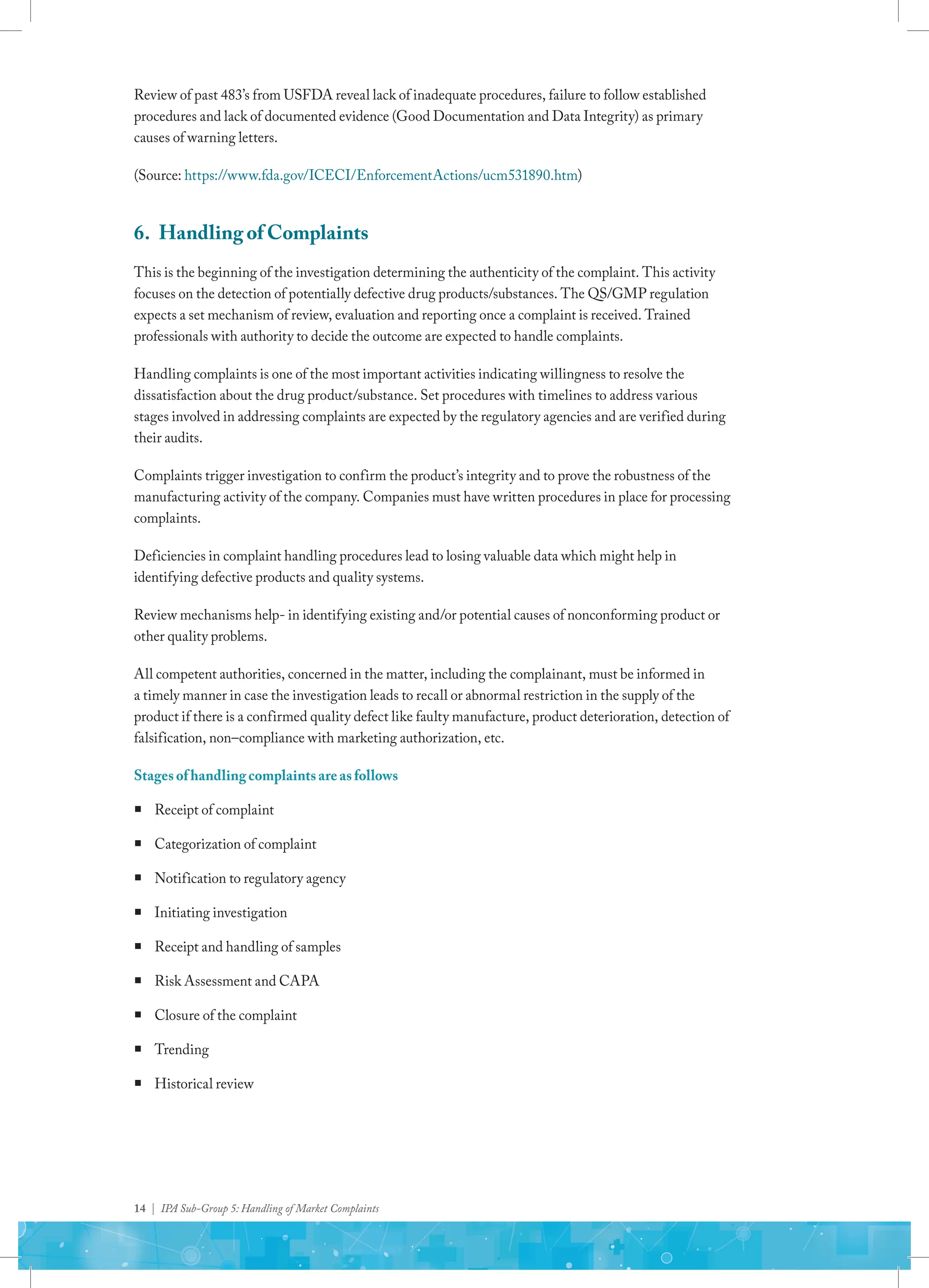 Best Practice Document on Handling of Market Complaints.pdf