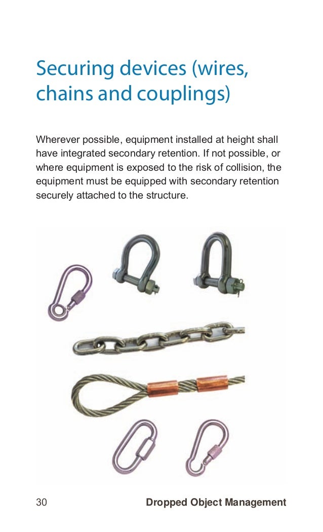 Best practice dropped object hand handbook