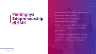 strategi efektif dalam edupreneurship di smk | PPTX
