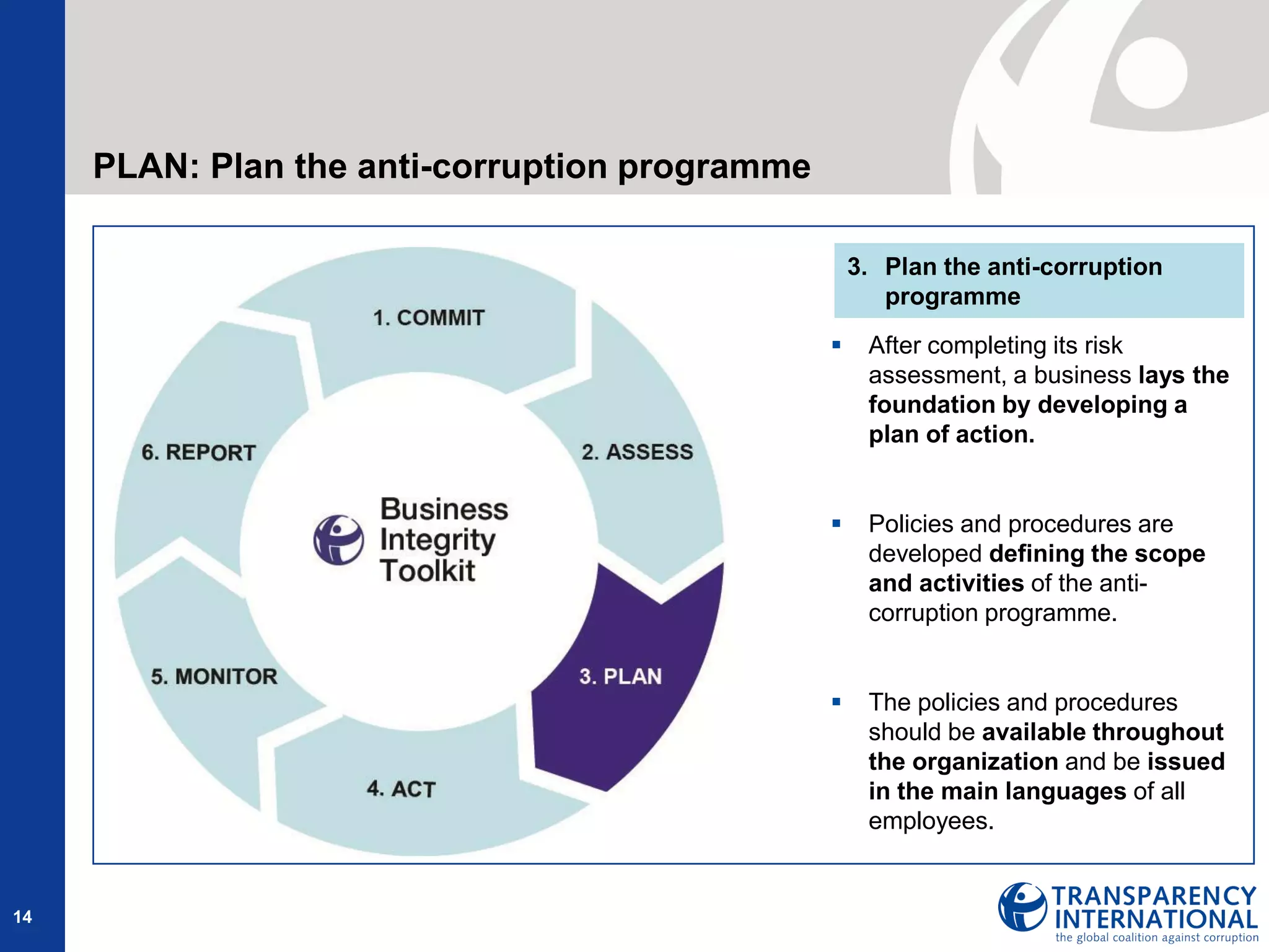 Best practice for anti corruption | PDF