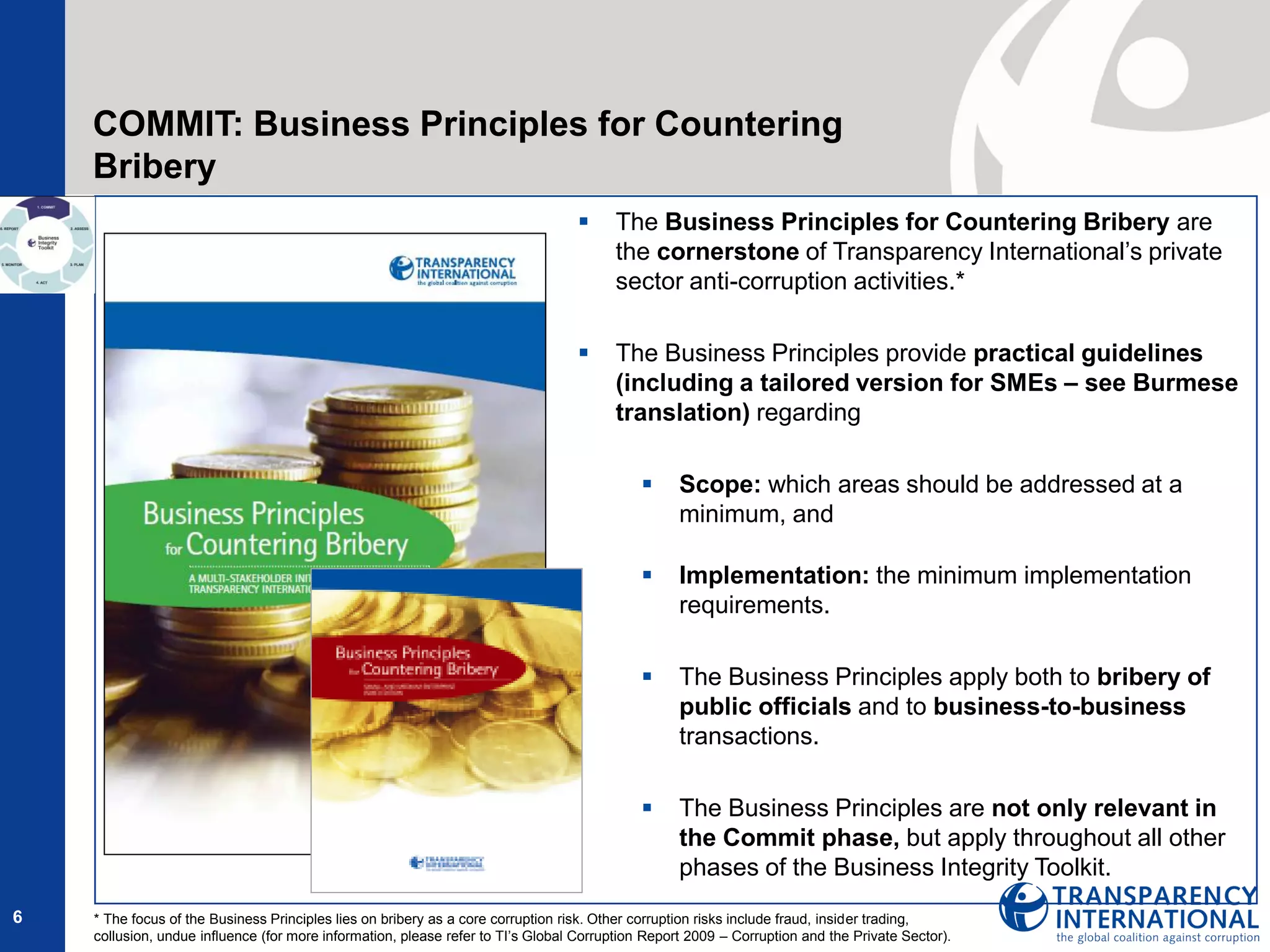 Best practice for anti corruption | PDF