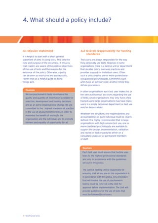 Best practiceguidelines management-of-psychometric-tests | PDF