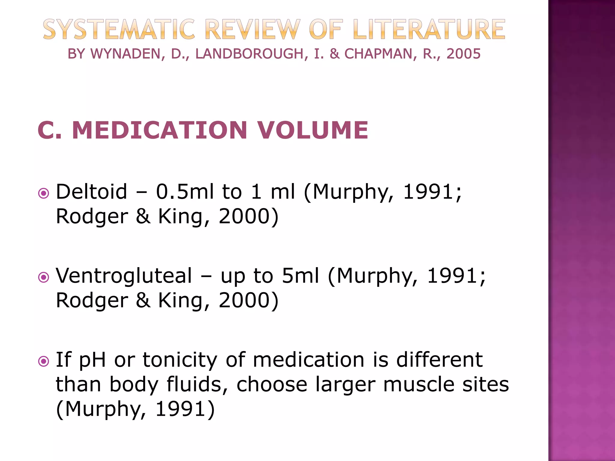 Best practice in intramuscular injections | PPTX
