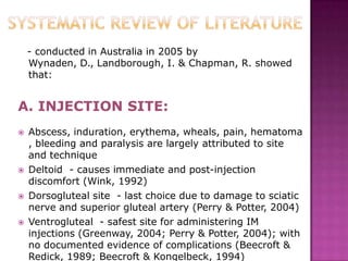 Best practice in intramuscular injections | PPTX