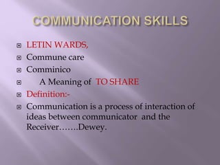 Best practice of communication skills in education, | PPT