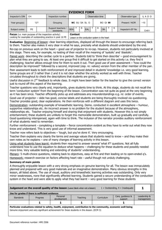 What Makes a Lesson Outstanding? | PDF