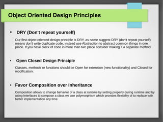 Best practices in Java | ODP