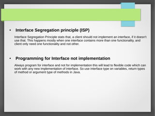 Best practices in Java | PPT