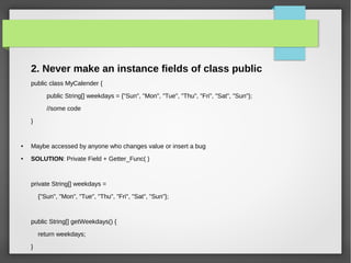 Best practices in Java | ODP