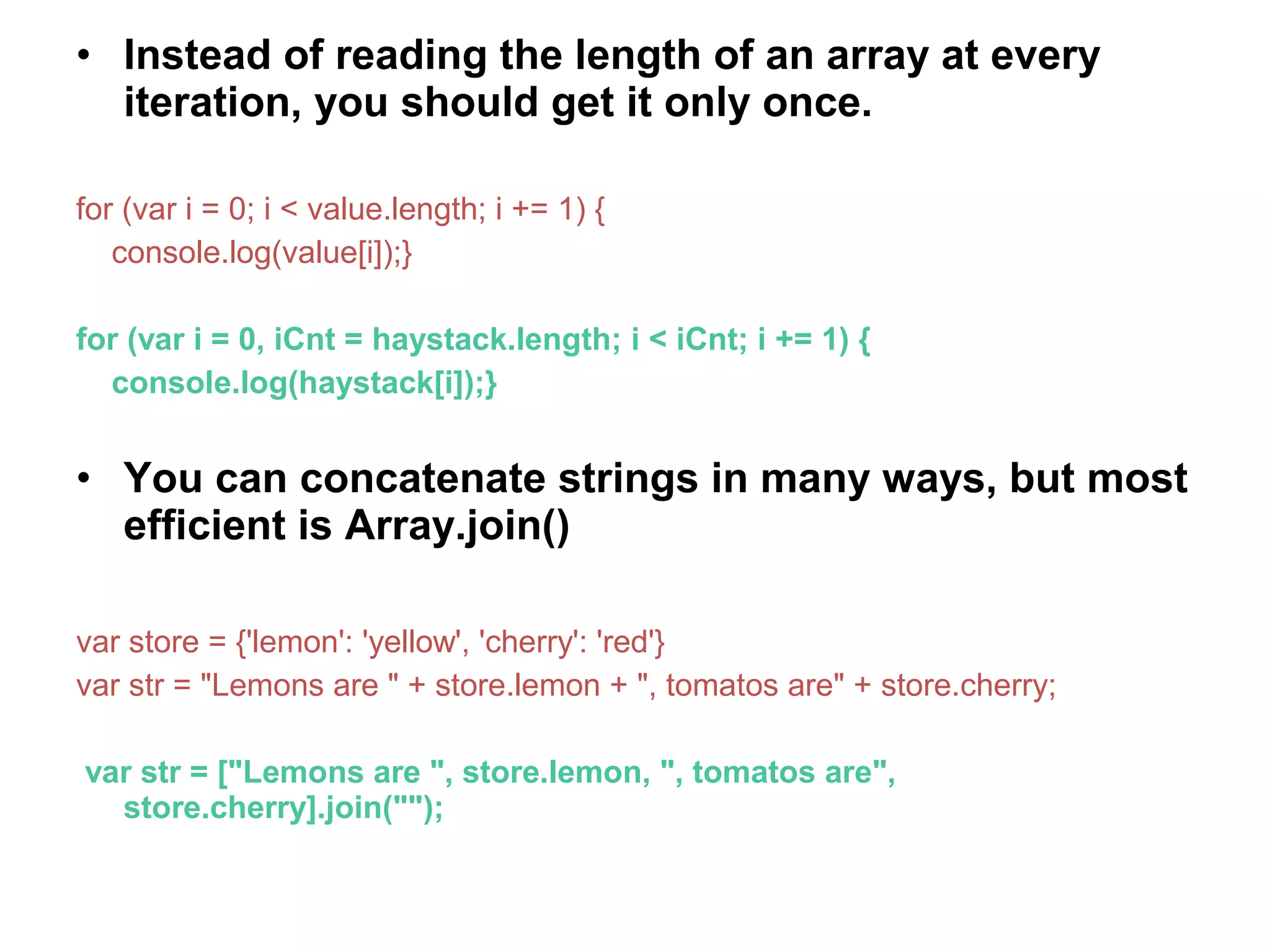 Javascript And Jquery Best Practices Ppt