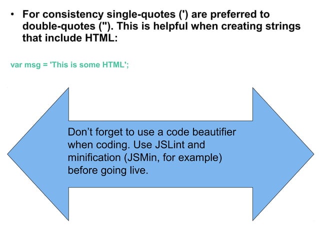 Javascript And Jquery Best Practices Ppt 