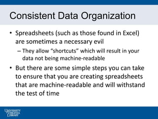 Best practices data management | PPTX