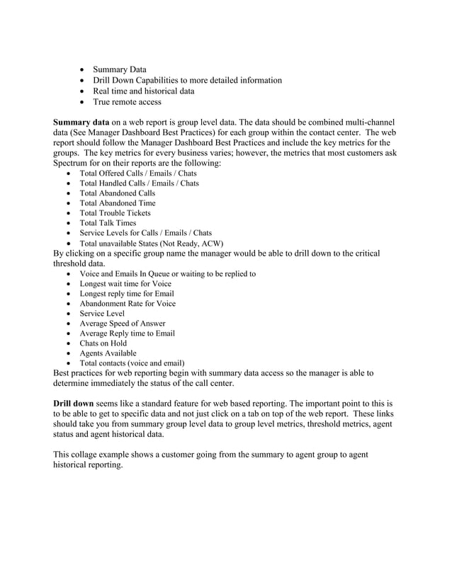 Best practices web based reporting | PDF