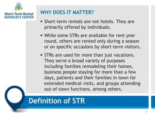 The Basics: Best Practices in Short-Term Rental Regulation | PPT