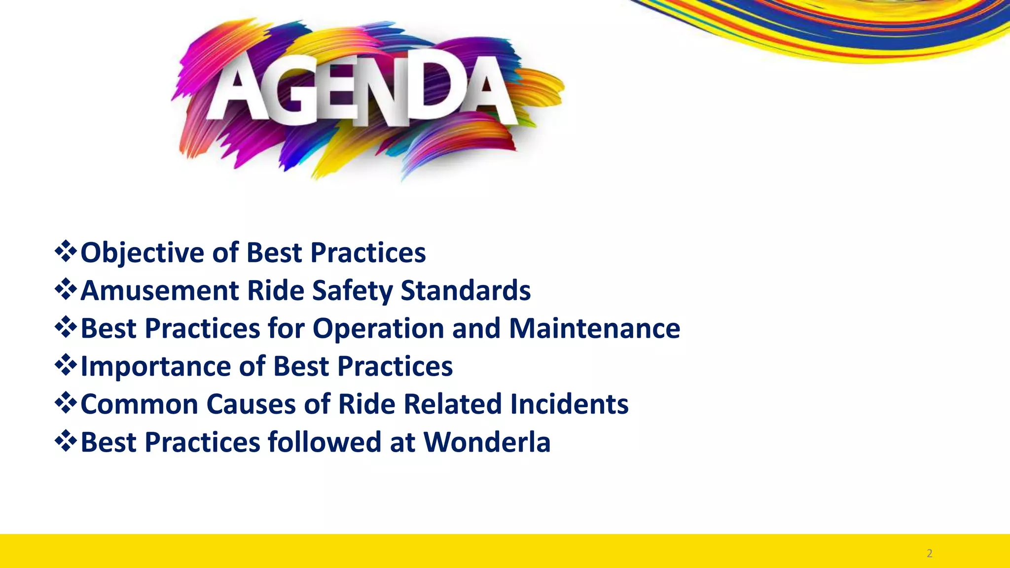Best Practices Amusement Rides Operation & Maintenance | PPTX