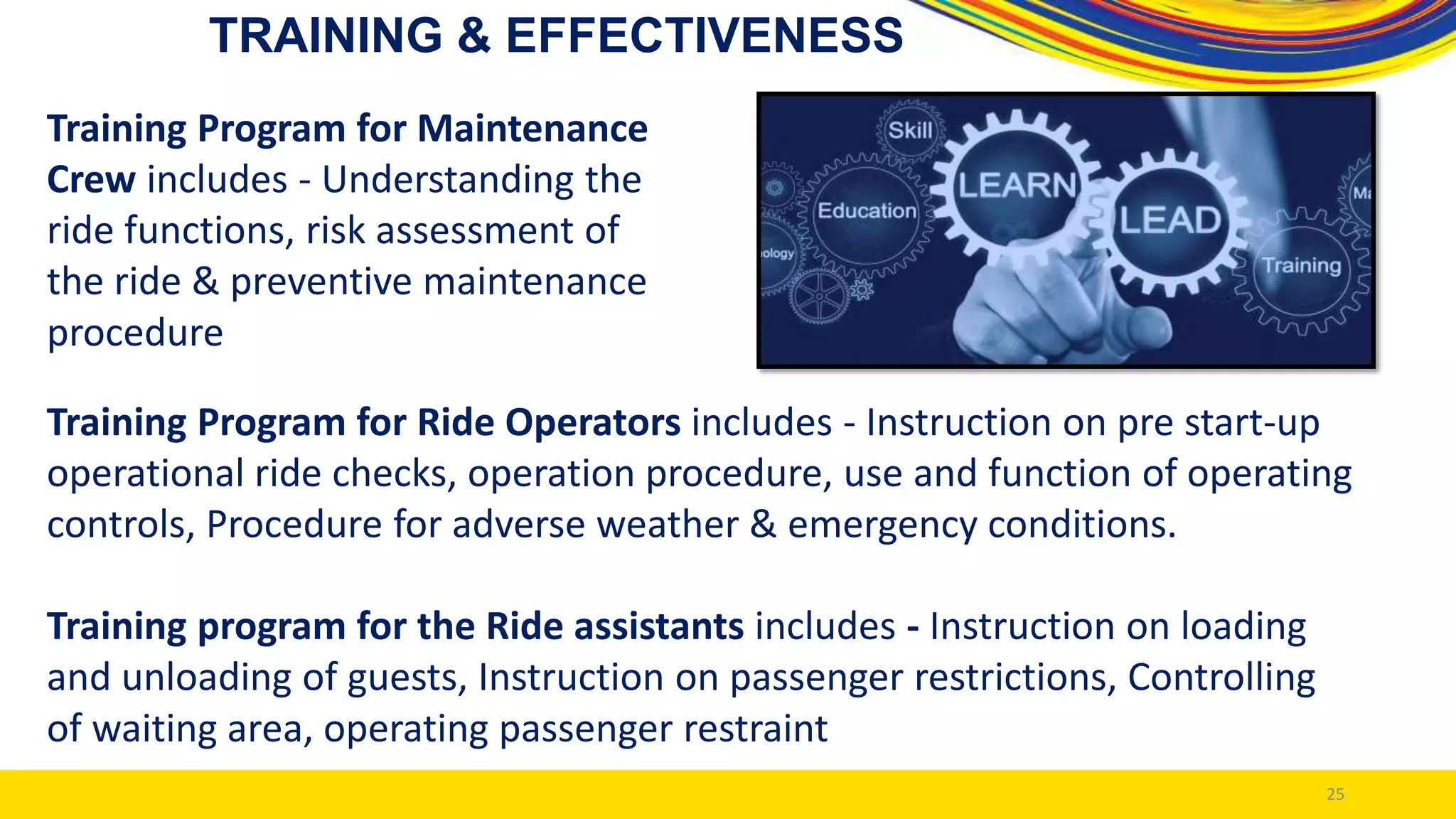 Best Practices Amusement Rides Operation & Maintenance | PPTX