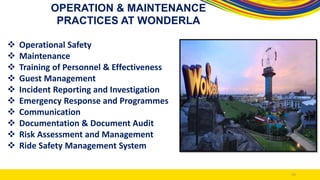 Best Practices Amusement Rides Operation & Maintenance | PPTX