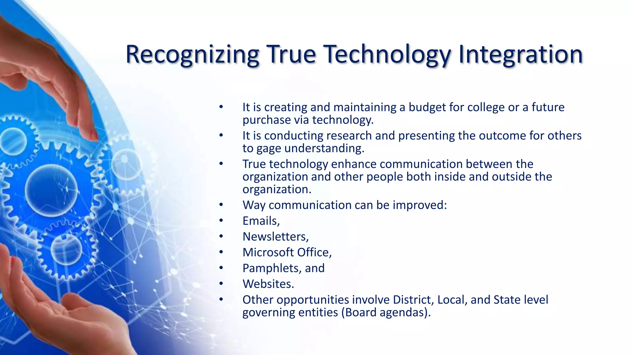 Best practices and trends for technology integration | PPTX | IT and ...