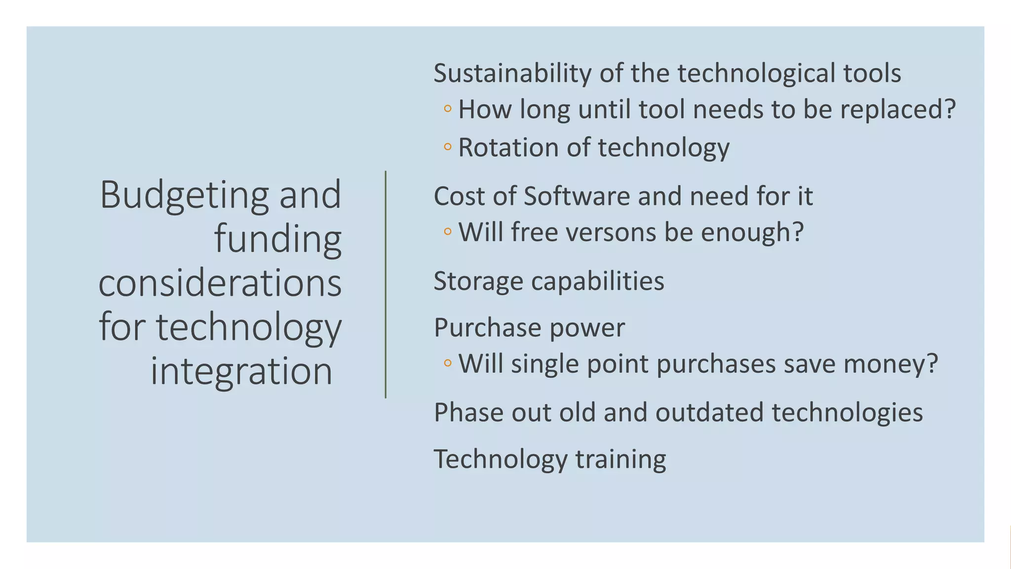Best practices for technology integration | PPTX