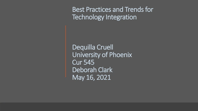 Best practices for technology integration | PPT