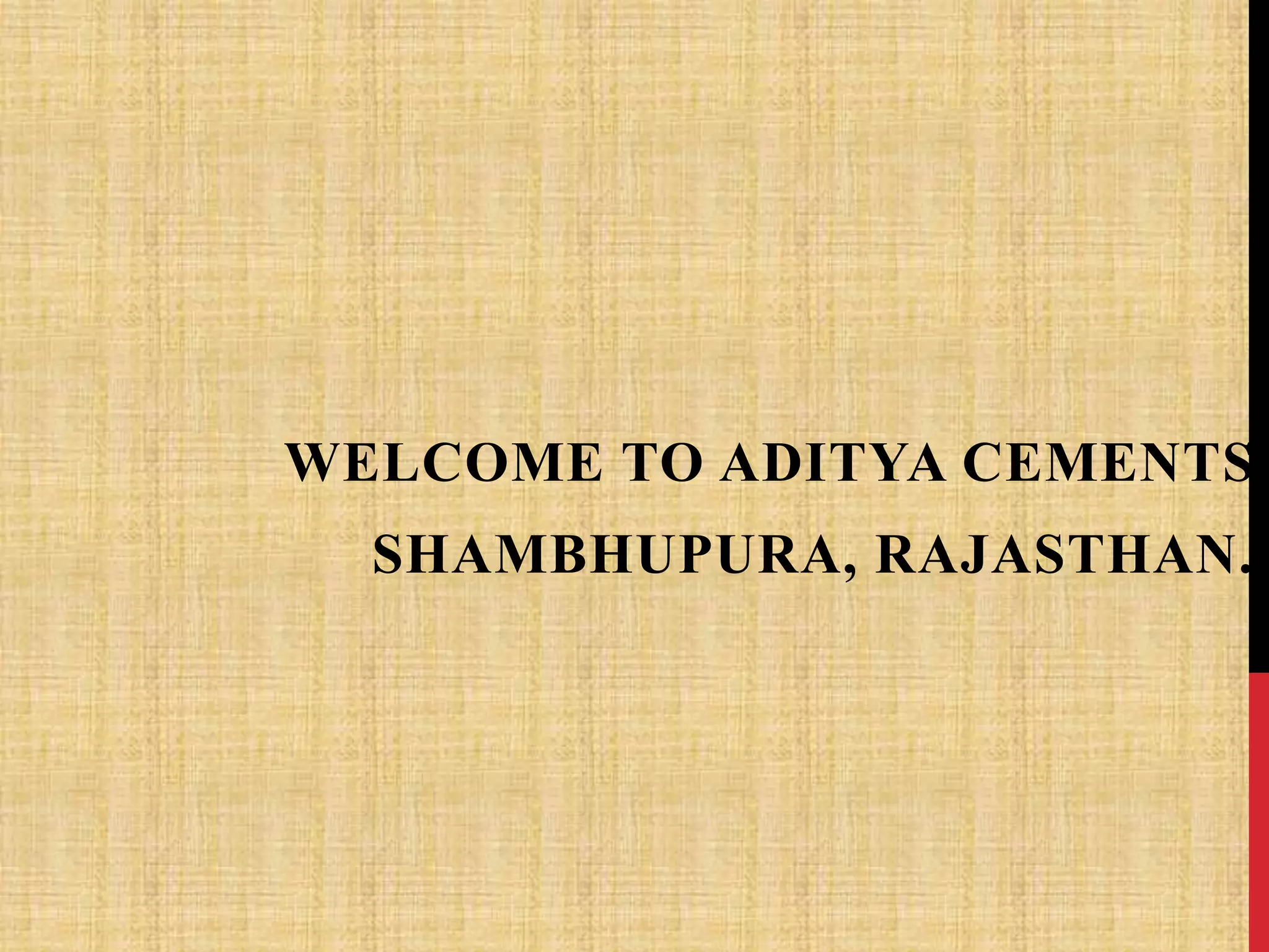 Best practices at (aditya cement works site) n ew | PPTX