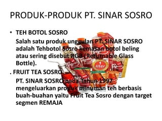Best practice scm pt. sinar sosro | PPTX