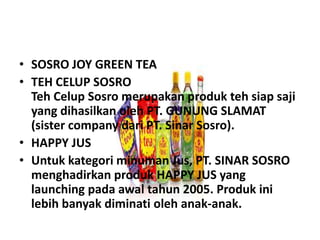 Best practice scm pt. sinar sosro | PPTX