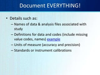 Best practices data collection | PPTX