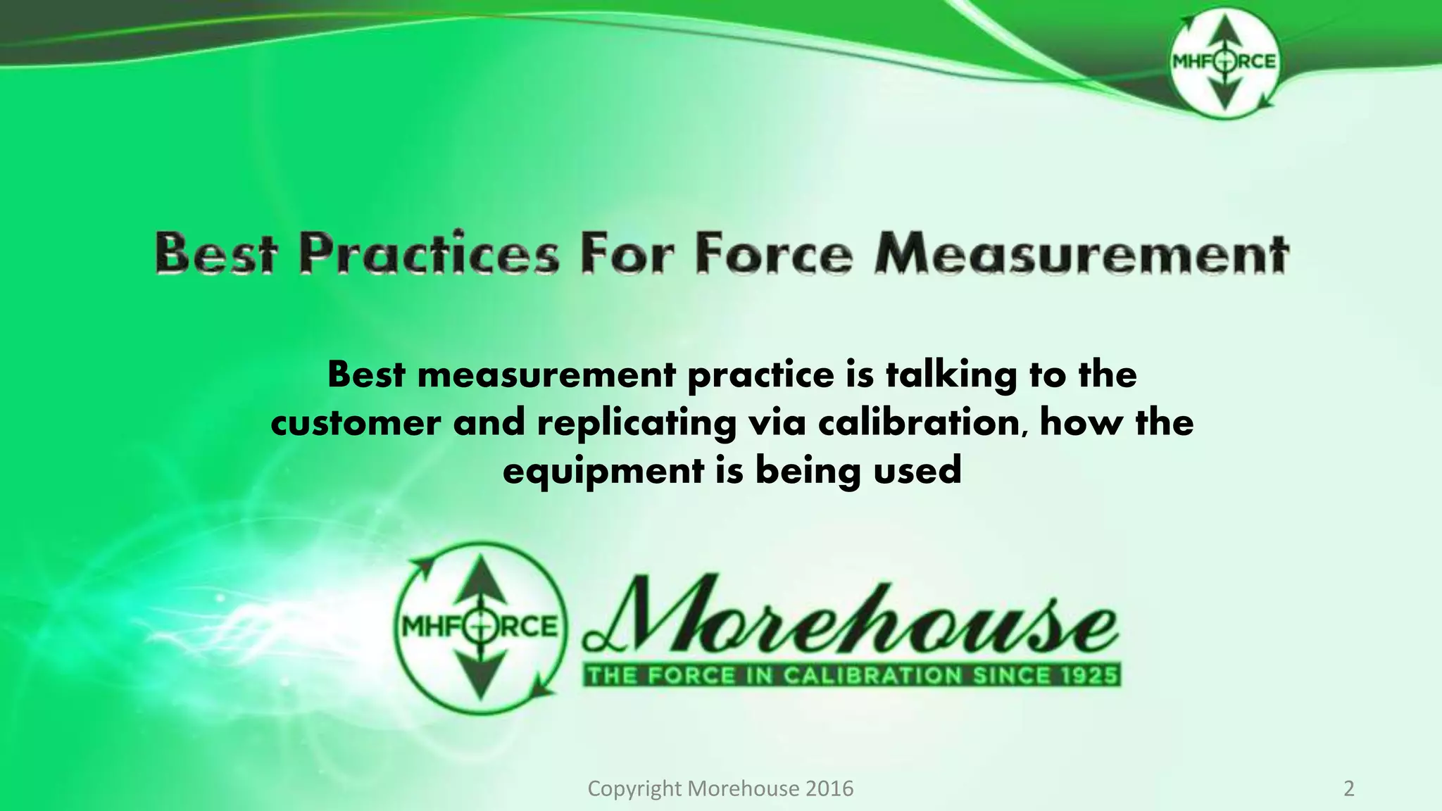 Force Measurement - Best load cell calibration practices | PPTX