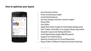 Best Practices for Android UI by RapidValue Solutions | PPT