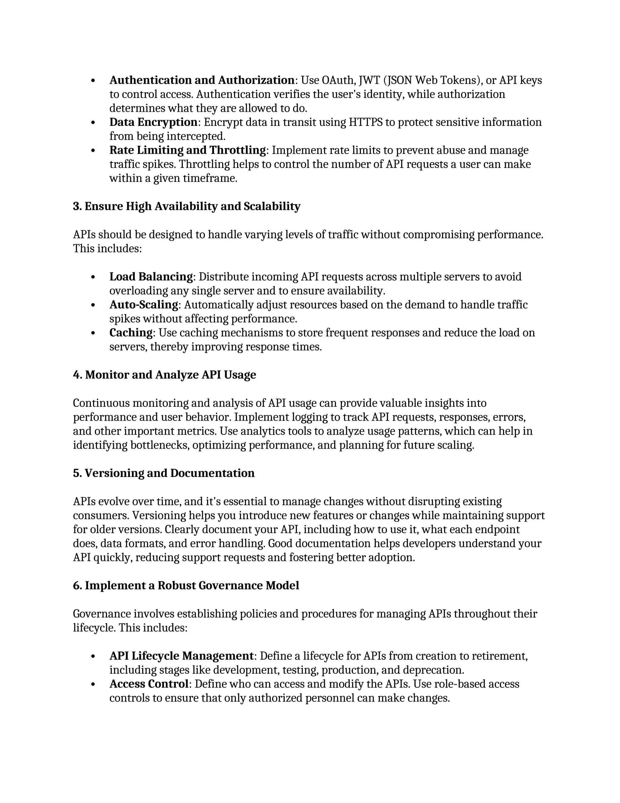 Best Practices for API Management in 2024 | PDF