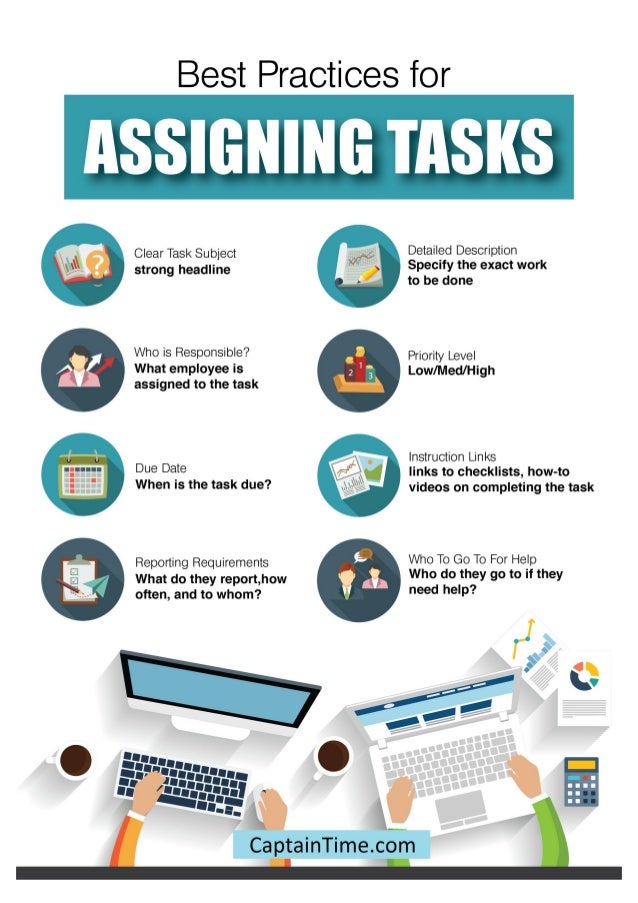 Best practices for assigning tasks