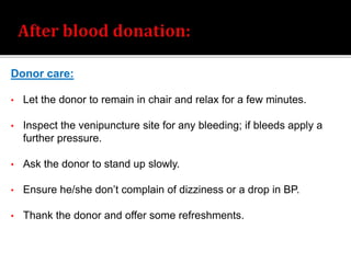 Best practices for blood donation | PPSX