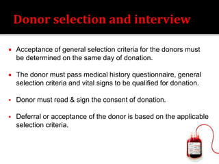 Best practices for blood donation | PPSX