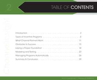 Best Practices for Channel Incentive Programs | PDF