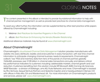 Best Practices for Channel Incentive Programs | PDF