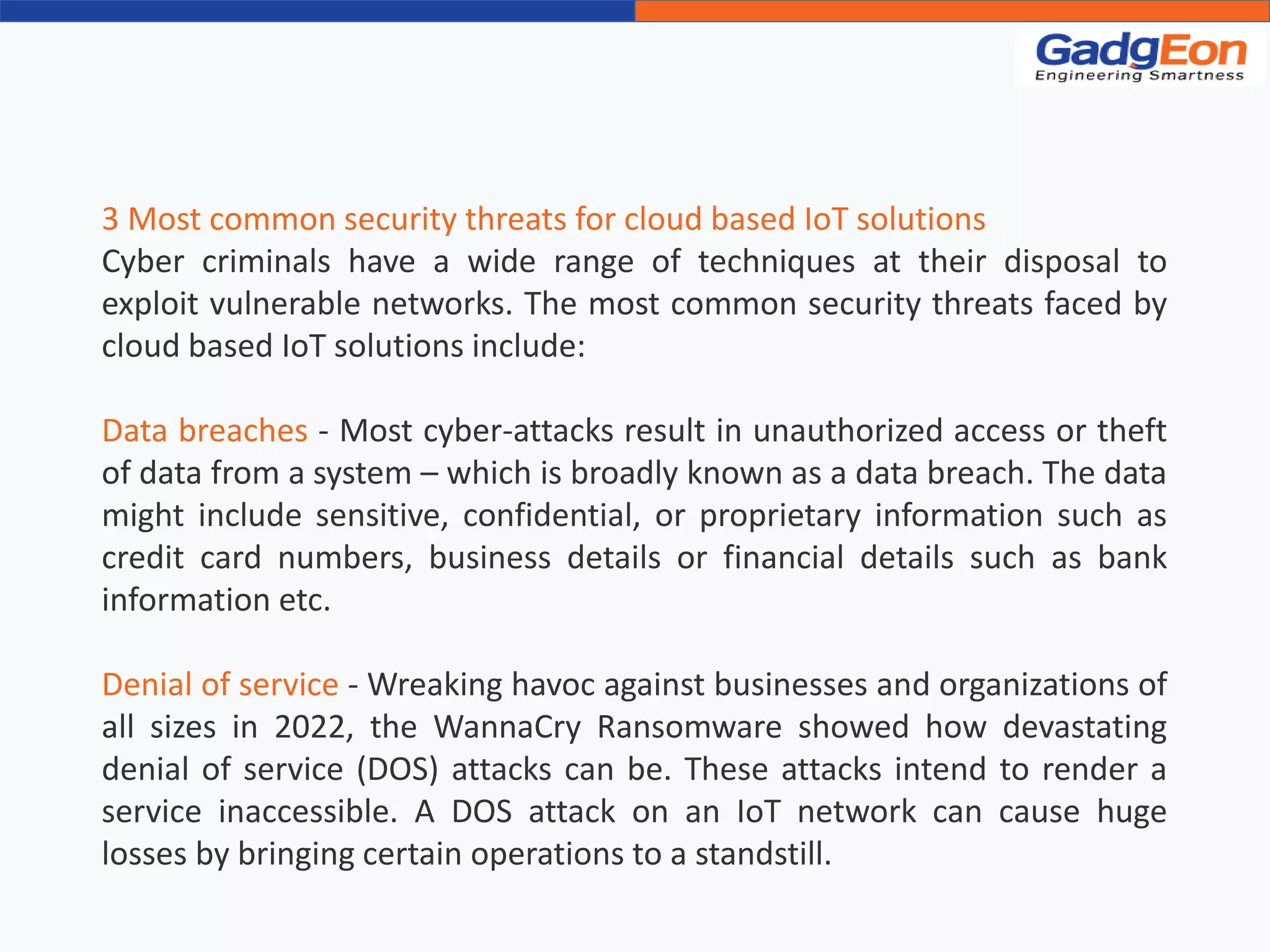 Best Practices for Cloud-Based IoT Security | PPT
