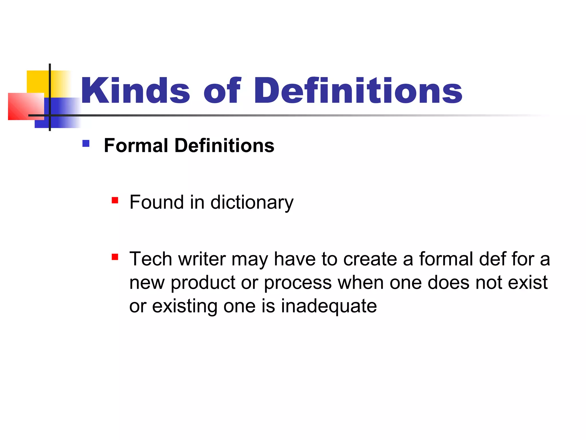 Best Practices for Creating Definitions in Technical Writing and Editing | PPT
